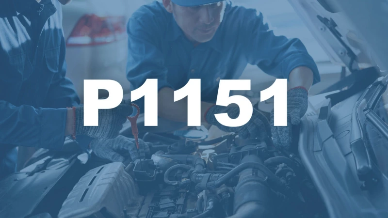 ֎ Código P1151 [OBD2] | Descripción, Causas y Soluciones